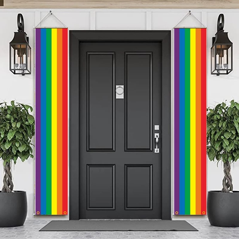 Rainbow Flag Pride Hanging LGBT Decorations – Queer Lit