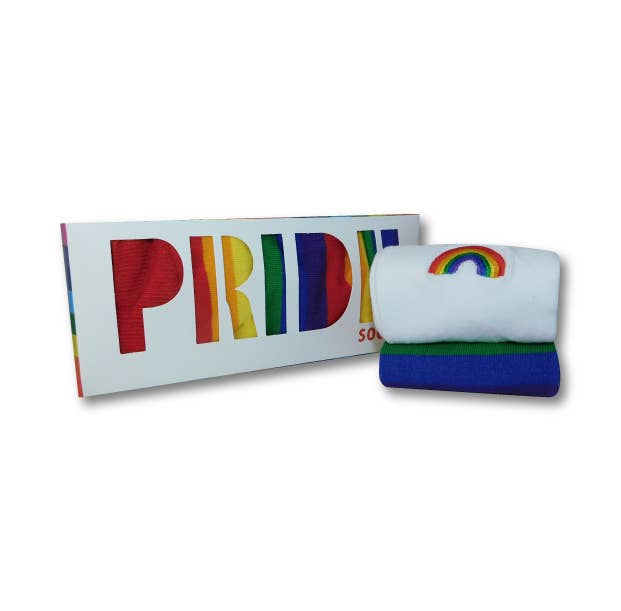 LGBT Rainbow Pride Socks Gift Set – Queer Lit