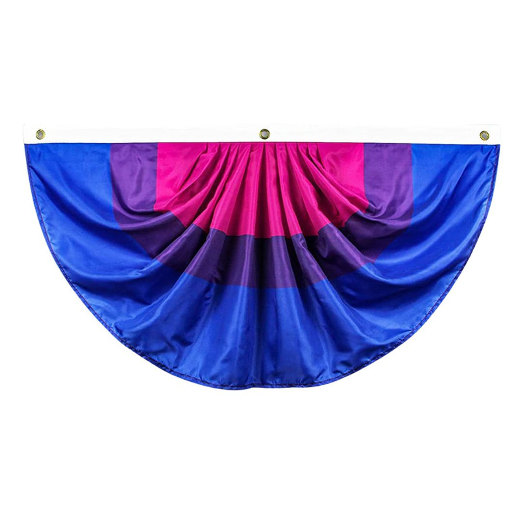 Bisexual Pride Flag Pleated Fan Bunting (LGBT Accessories) – Queer Lit